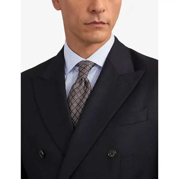 REISS Muse Double-breasted Wool Blazer