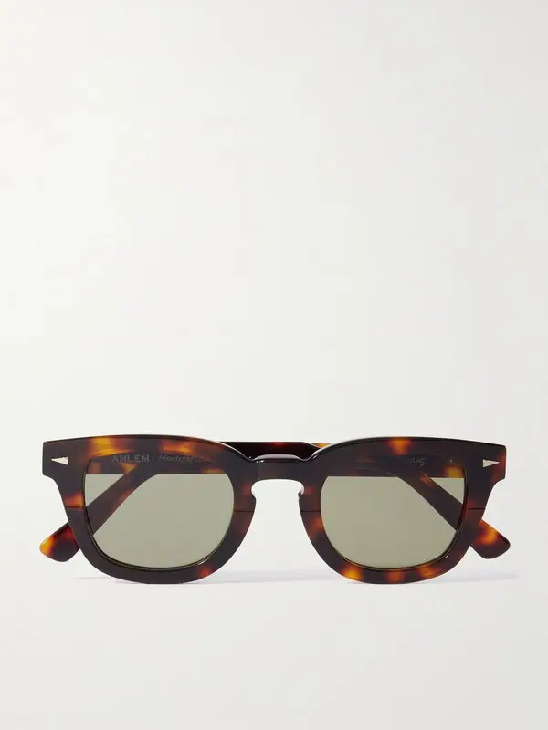 AHLEM Champ De Mars Square-frame Sunglasses - Tortoiseshell