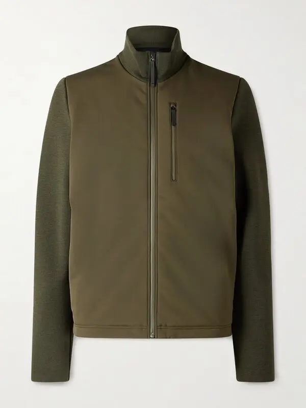 Aztech Mountain Evan Shell And Wool Down Jacket - Green