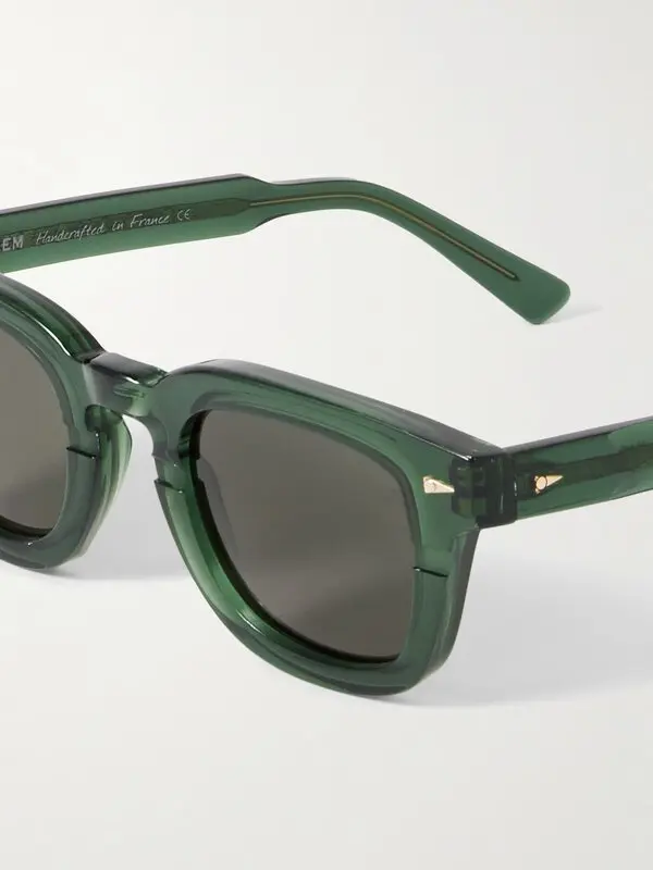 AHLEM Champ De Mars Square-frame Sunglasses - Green