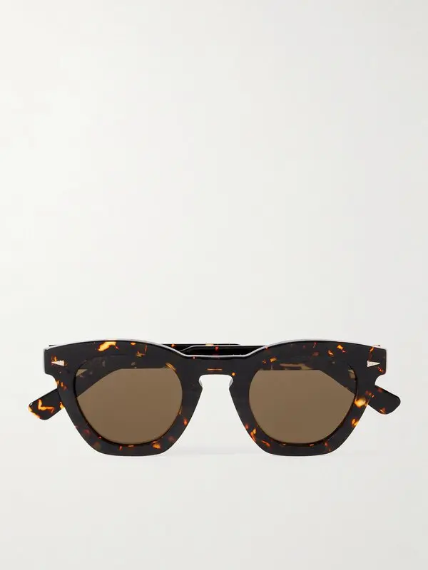 AHLEM Montorgueil Round-frame Sunglasses - Tortoiseshell