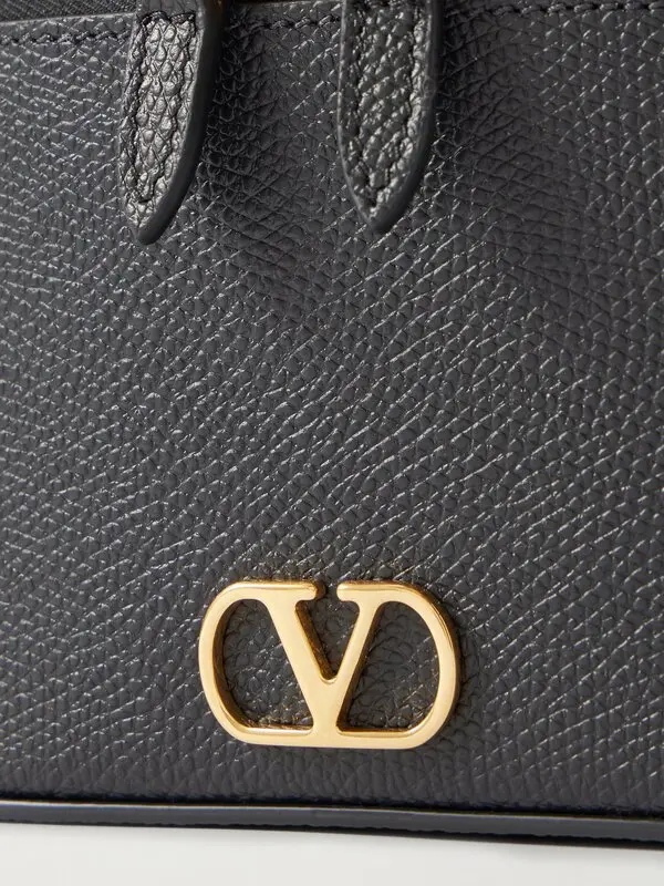 Valentino Garavani - Vanity Case Textured-Leather Shoulder Bag