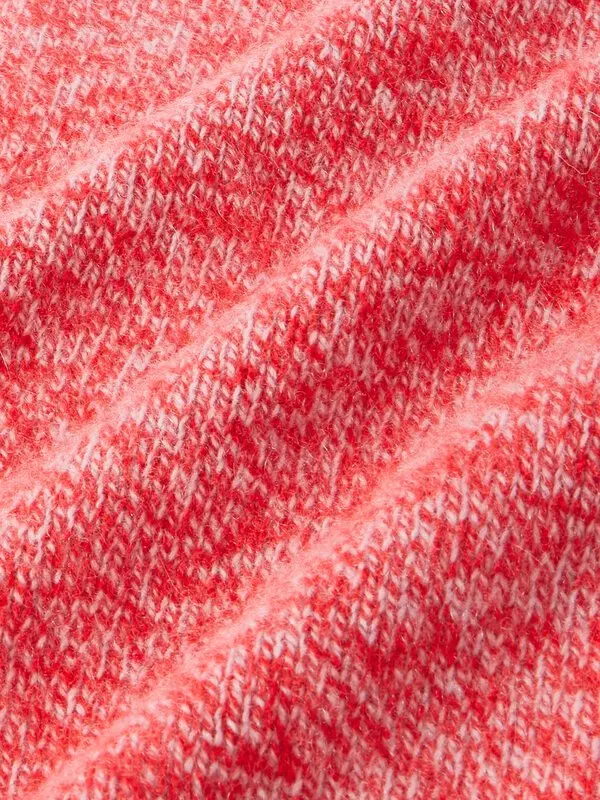 THE ELDER STATESMAN Cashmere Scarf - Red