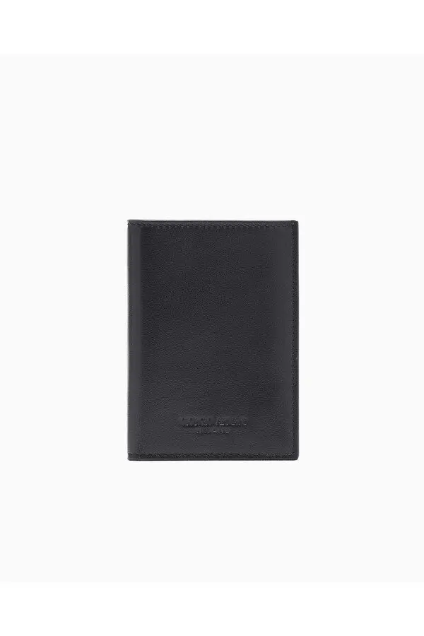 Giorgio Armani Nappa-leather Bifold Wallet - Black