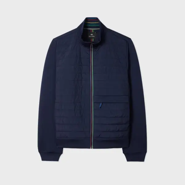 Paul Smith Quilted Mixed Media Jacket