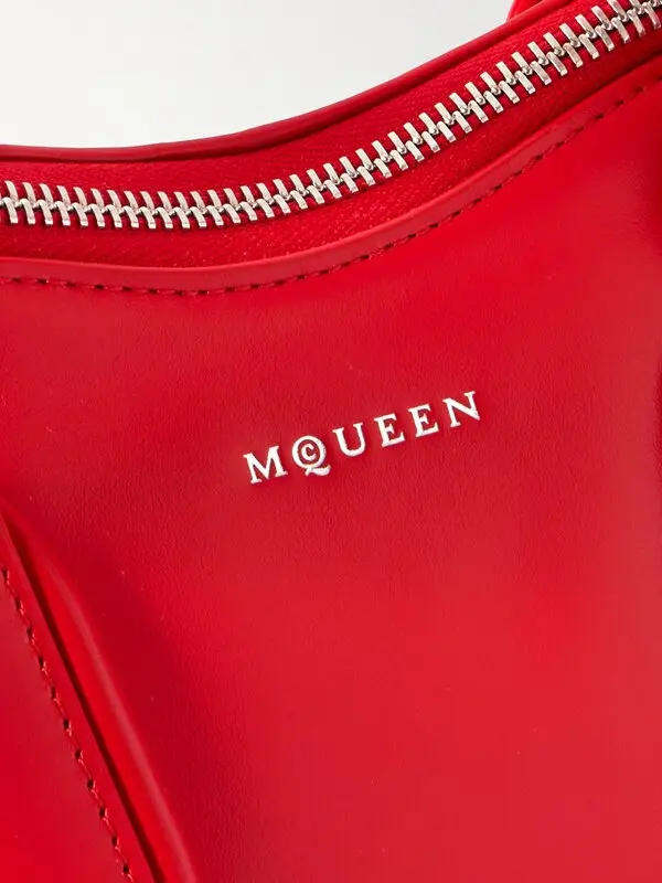 Alexander McQueen Manta Leather Shoulder Bag - Red