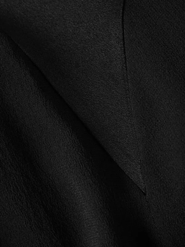 Alexander McQueen Paneled Satin-crepe Gown