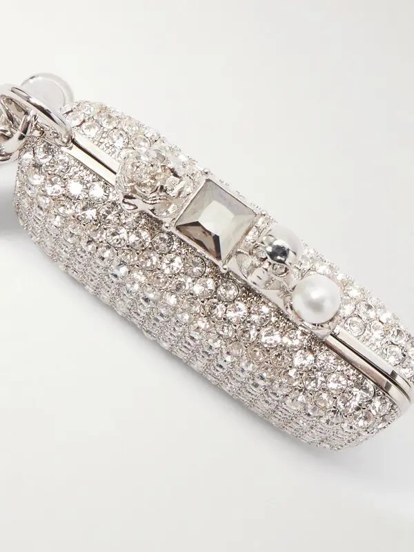 Alexander McQueen Knuckle-duster Bag Charm - Silver
