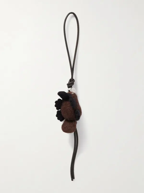 Loewe Platypus Bag Charm - Brown