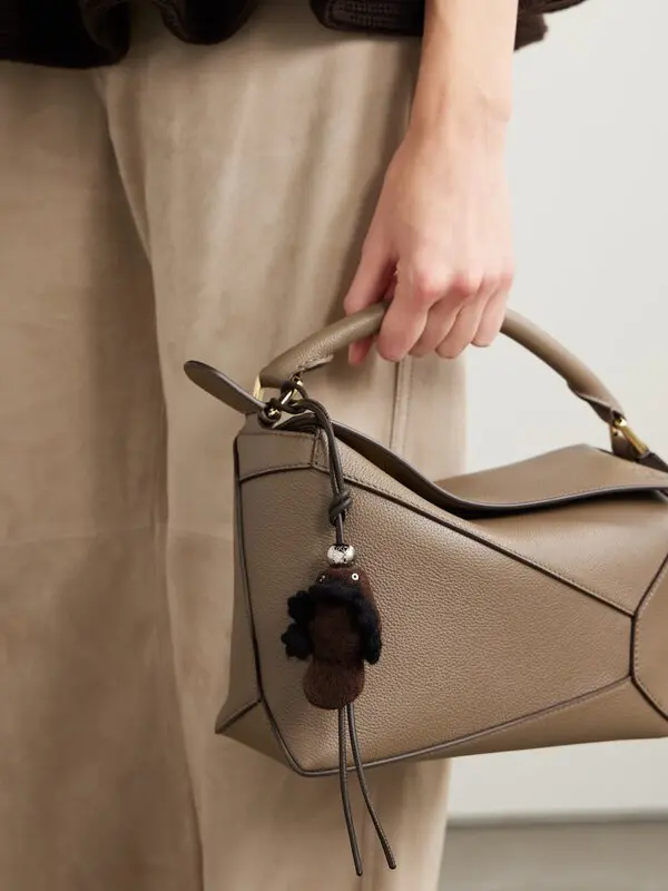 Loewe Platypus Bag Charm - Brown