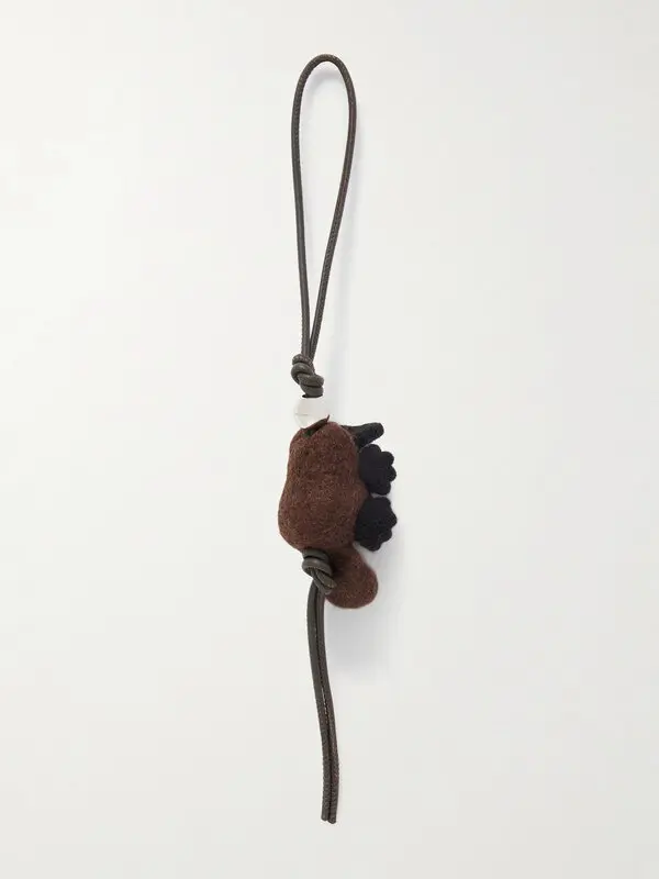Loewe Platypus Bag Charm - Brown
