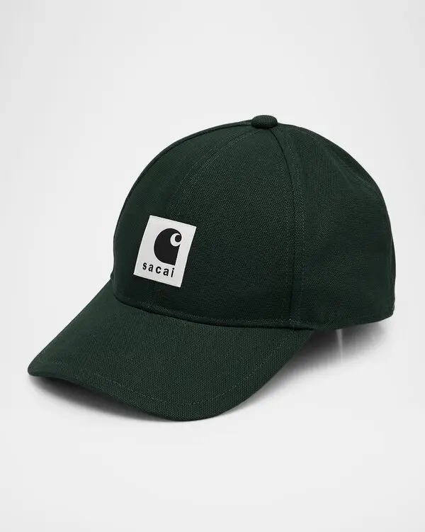 SACAI X CARHARTT WIP Duck Baseball Cap - Green