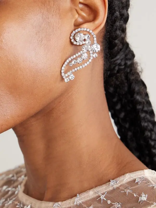 JENNIFER BEHR Lilah Crystal Earrings