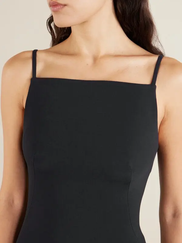 Givenchy Crepe Midi Dress - Black