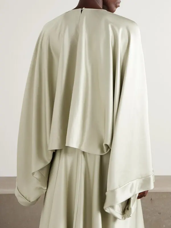 Altuzarra Jonty Satin Blouse - Neutrals