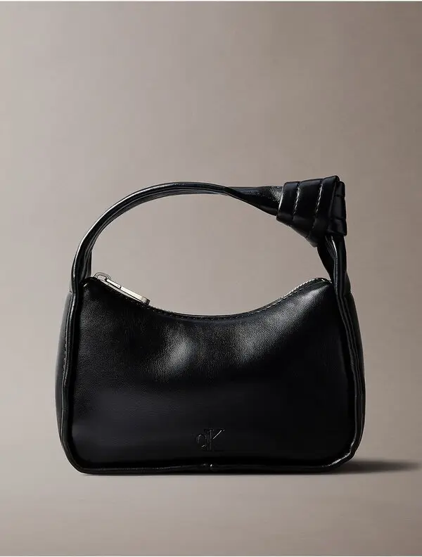 Calvin Klein Knotted Mini Shoulder Bag - Black
