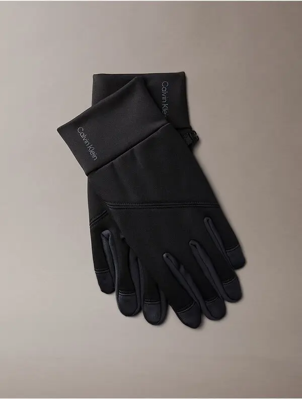 Calvin Klein Tech Stretch Gloves - Black