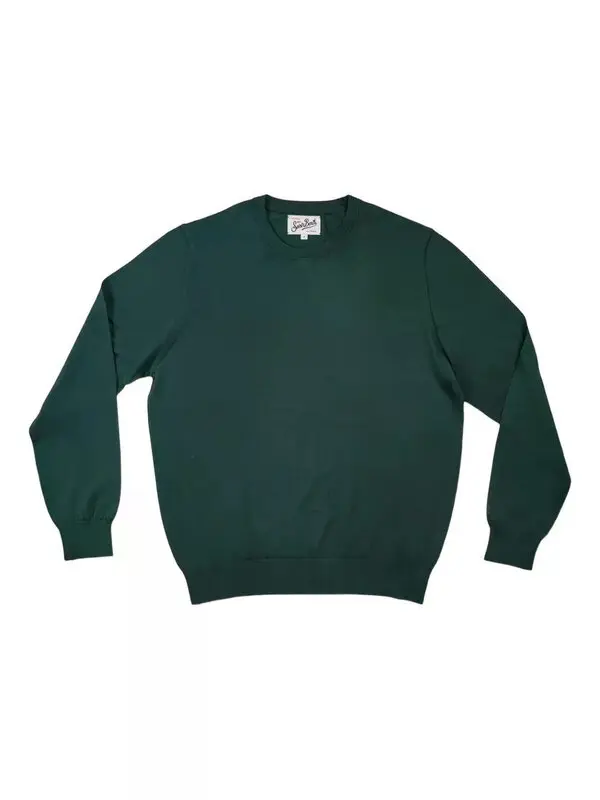 MC2 SAINT BARTH Crew-neck Long-sleeve Sweater - Green