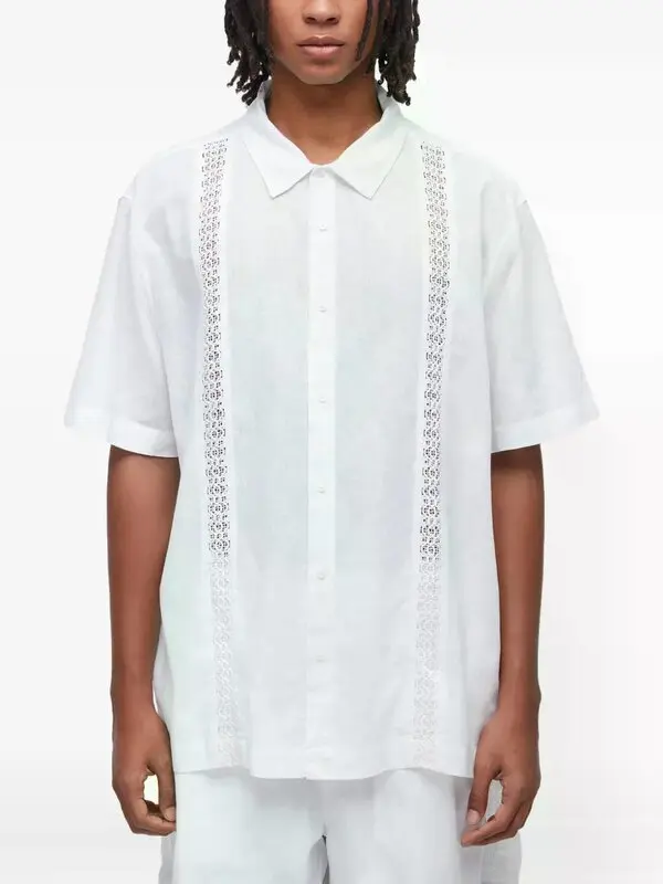 OSKLEN Embroidered-panel Shirt