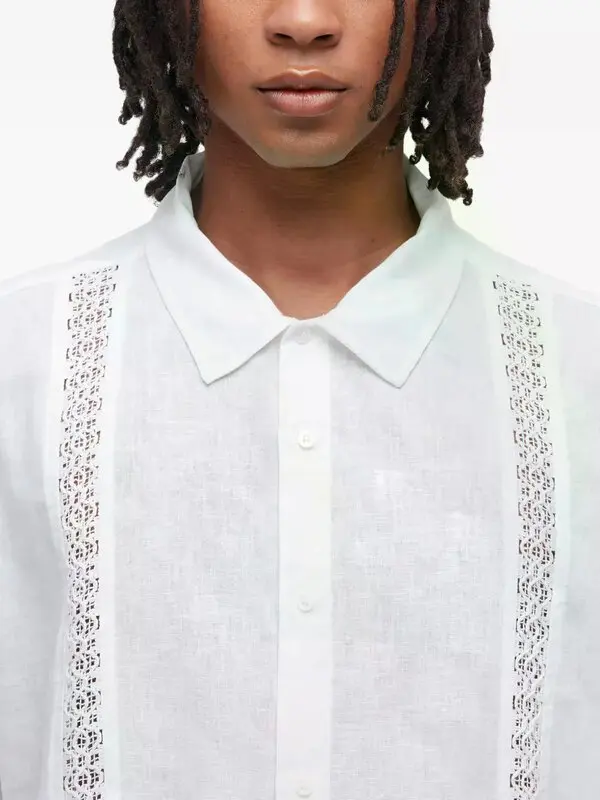 OSKLEN Embroidered-panel Shirt