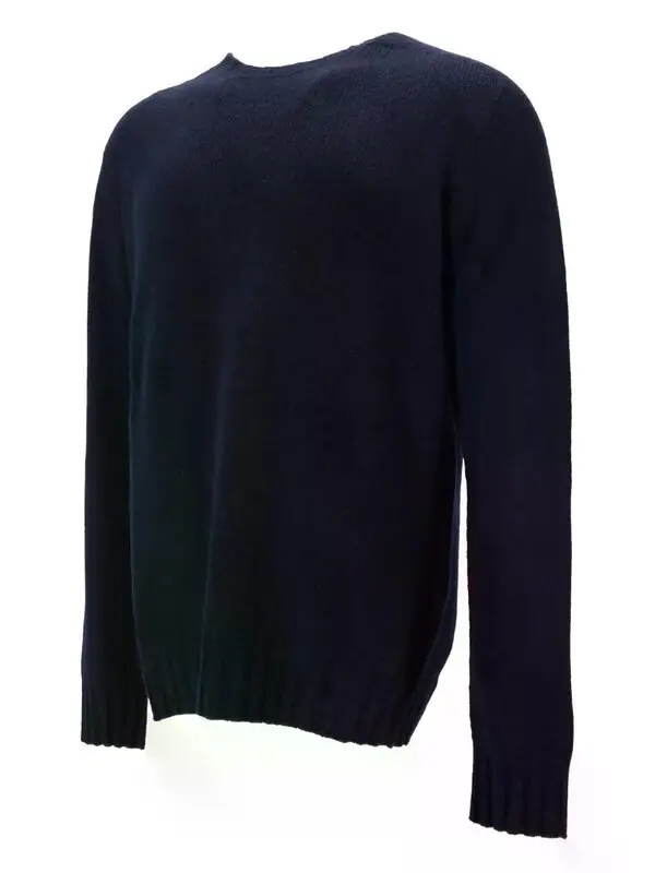 LA ROSE Crew-neck Sweater - Blue