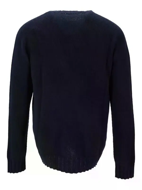 LA ROSE Crew-neck Sweater - Blue