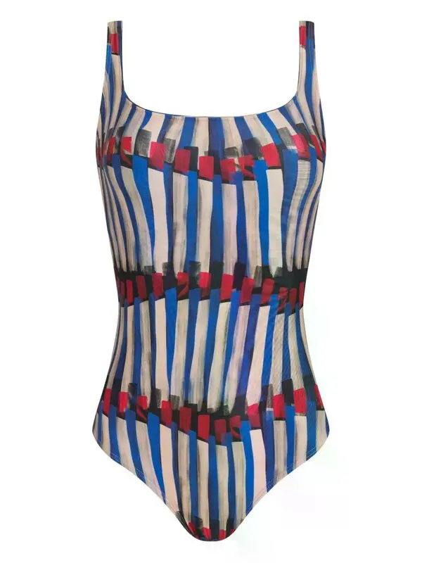 LYGIA & NANNY Hapuna Striped Swimsuit - Blue