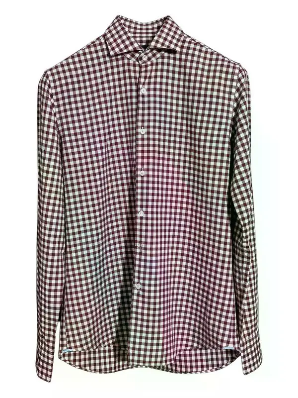 XACUS Checked-pattern Shirt - Red