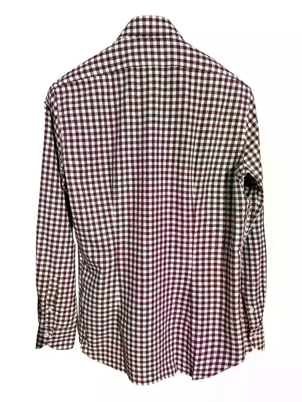 XACUS Checked-pattern Shirt - Red