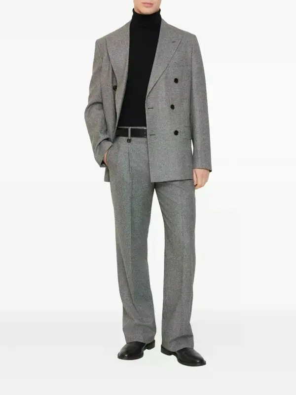 Burberry Puppytooth Check Tailored Trousers