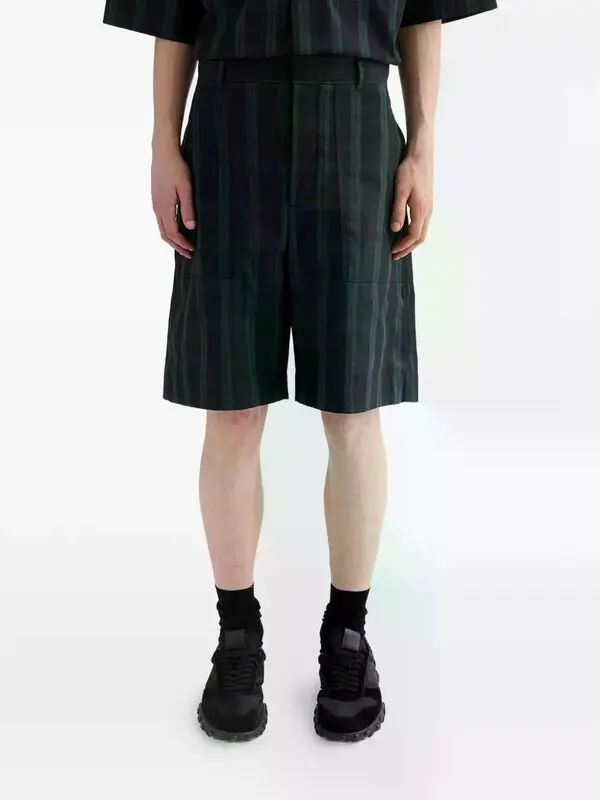 JIL SANDER Check Print Pocket Shorts