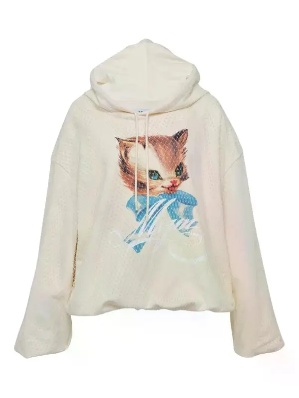MSGM Graphic-print Hoodie