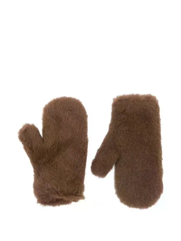 Max Mara Teddy-textured Mittens