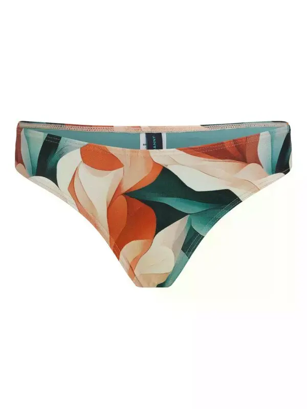 LYGIA & NANNY Printed Bikini Briefs - Green