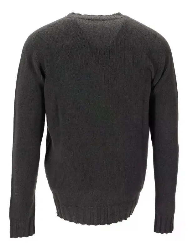LA ROSE Crew-neck Sweater - Grey