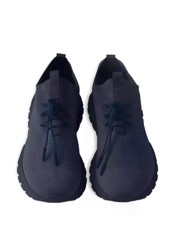 Prada Prax Knitted Sneakers - Blue