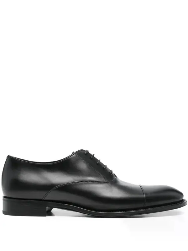 Saint Laurent Lace-up Leather Loafers