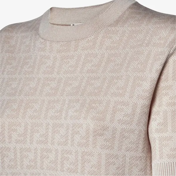 Fendi Fitted Ff Motif Jumper