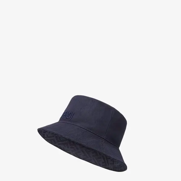 Fendi Denim Bucket Hat - Blue