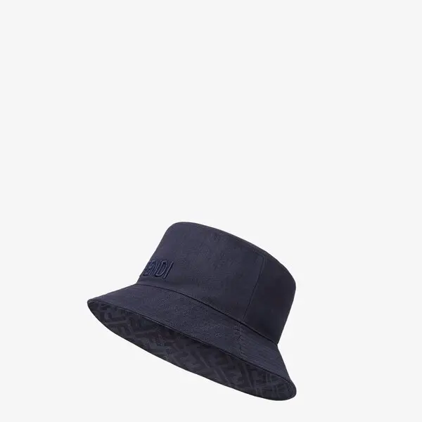 Fendi Denim Bucket Hat - Blue