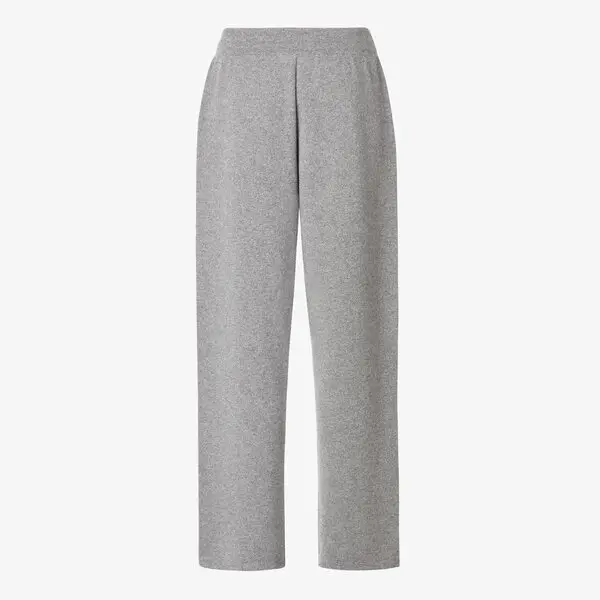 Fendi Cashmere Tarn Trousers With Embroidered Ff Logo