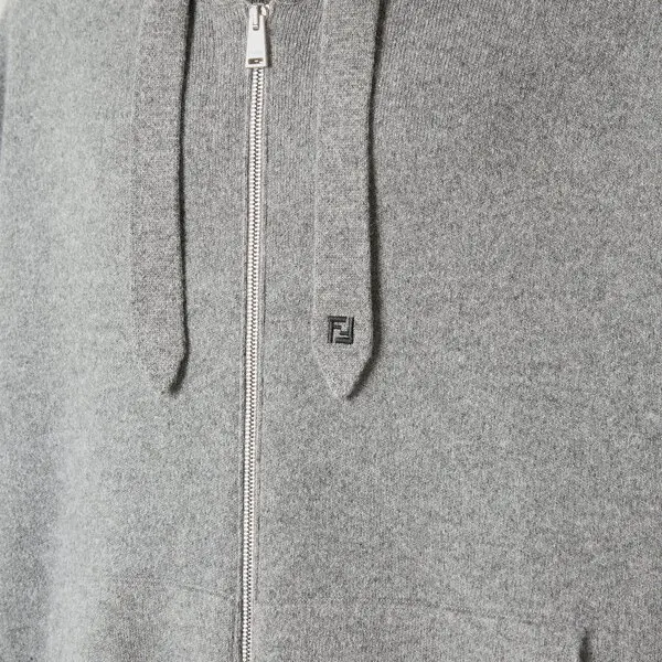 Fendi Cashmere Sweatshirt With Ff Detailing