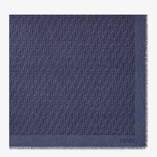 Fendi Ff Shawl - Blue