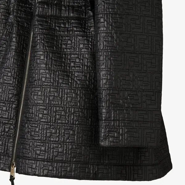 Fendi Ff Motif Quilted Parka