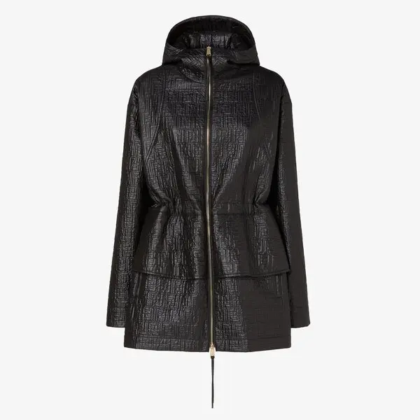 Fendi Long-sleeved Parka With Ff Motif