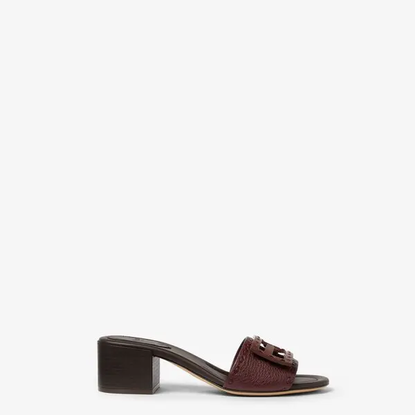 Fendi Baguette Slides - Red