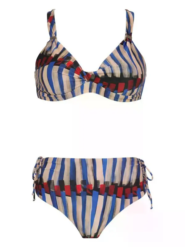 LYGIA & NANNY Marcela Printed Bikini Set - Neutrals