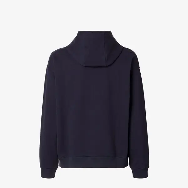 Fendi Ff Jacquard Patch Cotton Sweatshirt