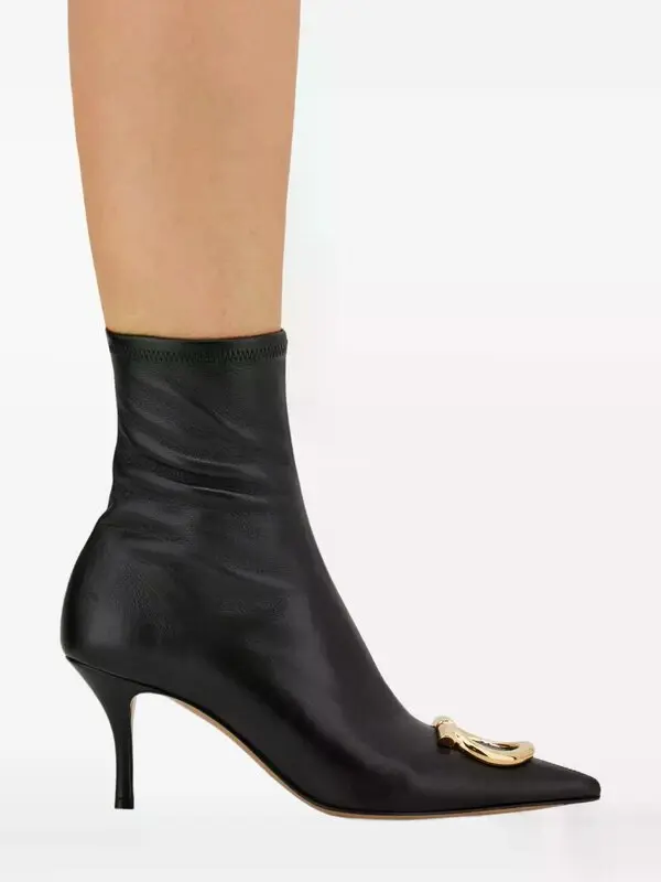 FERRAGAMO Gancini-buckle Ankle Boots
