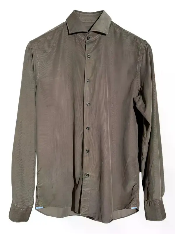 XACUS Button-fastening Corduroy Shirt - Brown